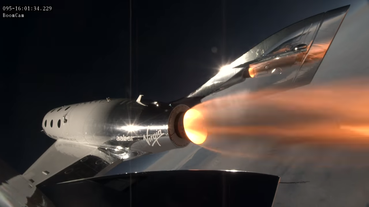 Primo test supersonico di una nuova serie per Virgin Galactic ...